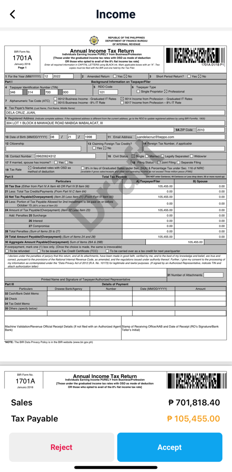 Form 1701A Beppo Form 1701A Beppo